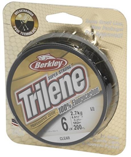 Buy Berkley Trilene 100% Fluorocarbon Leader, Clear, Standard 1391574 ...