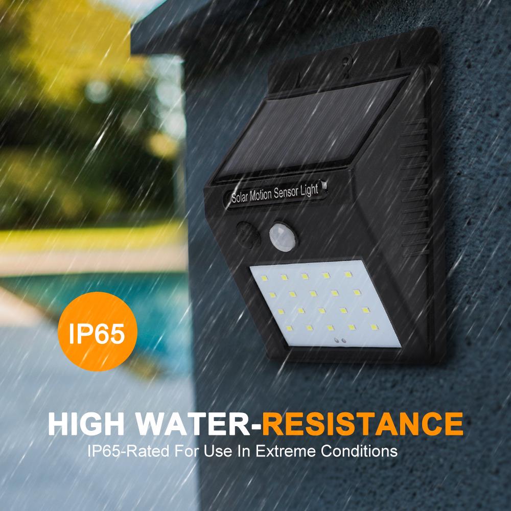 Buy Solar Lamp Waterproof 20 LED Solar Light Panels Power PIR Motion ...