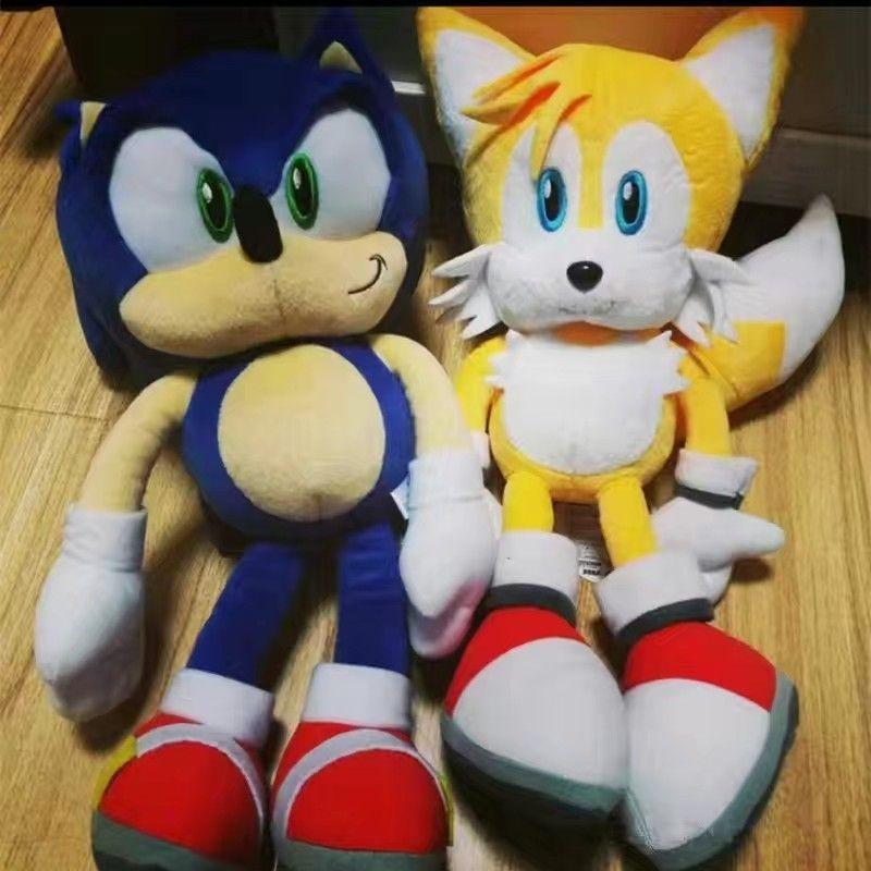 Cheap 40cm Large Sonic Plush Toys Cotton Soft Sonic Movies Around ...