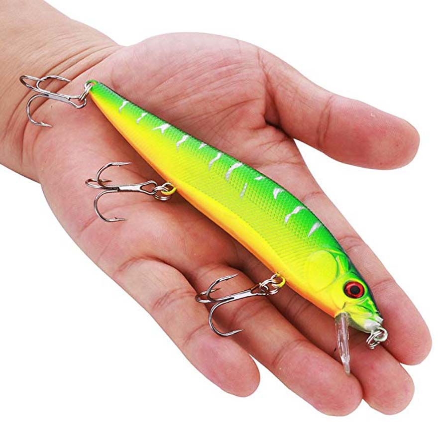 Buy 5pcs/lot Fishing Lure 14cm 22.5g Minnow Large Hard Bait with 3 ...