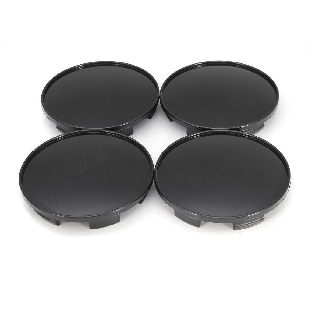 Buy 4 Pcs a set 68mm Universal Black Car Wheel Center Hub Caps Covers ...