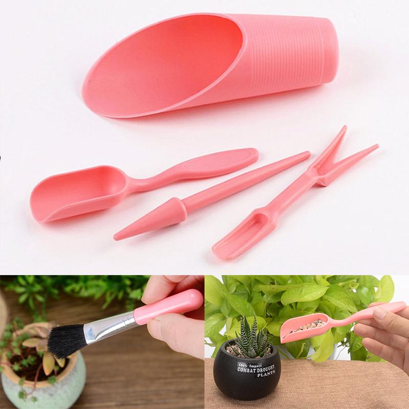Buy 5Pcs/4Pcs Mini Rake Shovel Planting Helper DIY Miniature Shovel ...