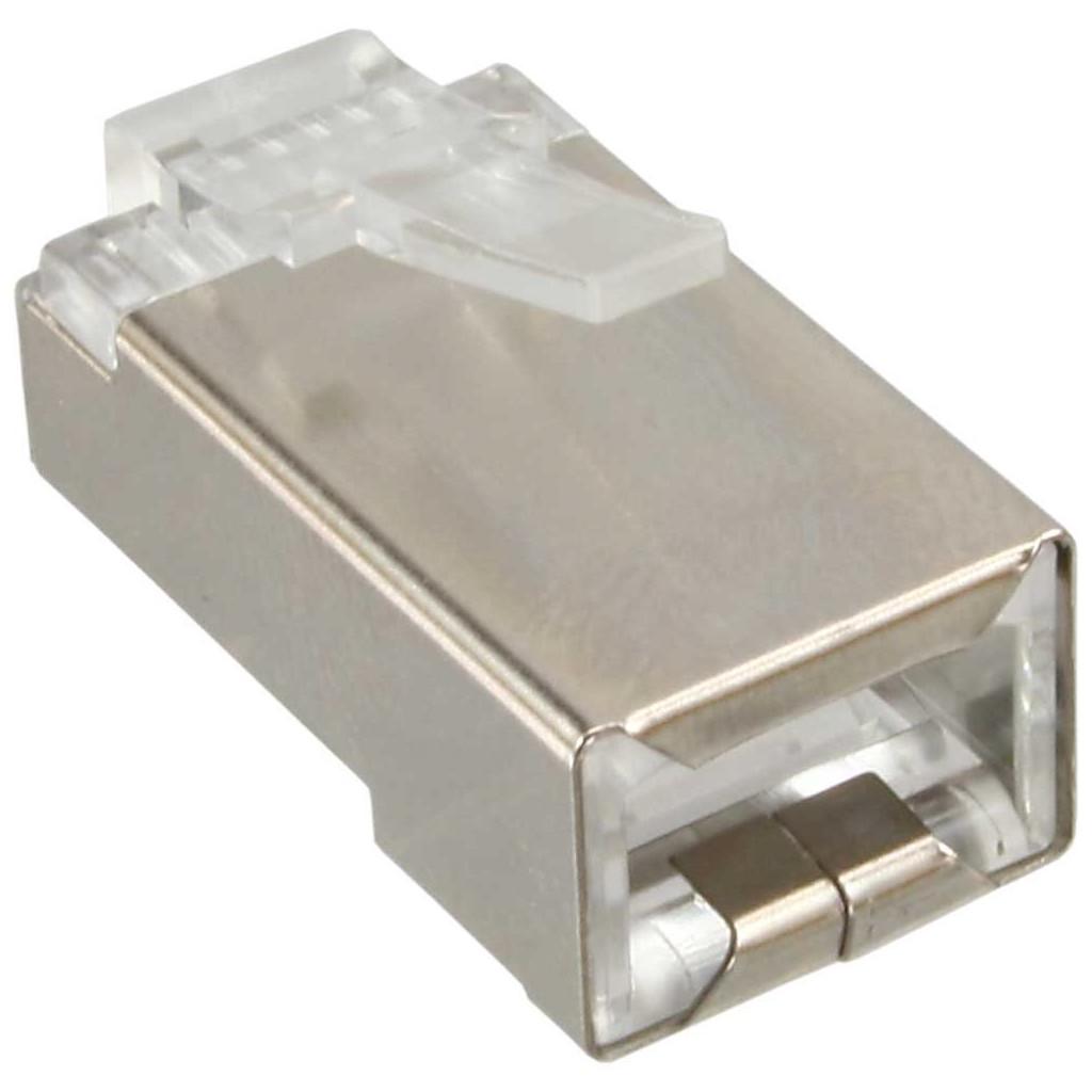 Buy InLine® Crimp RJ45 Connector for Rigid Cables / Installation Cables ...