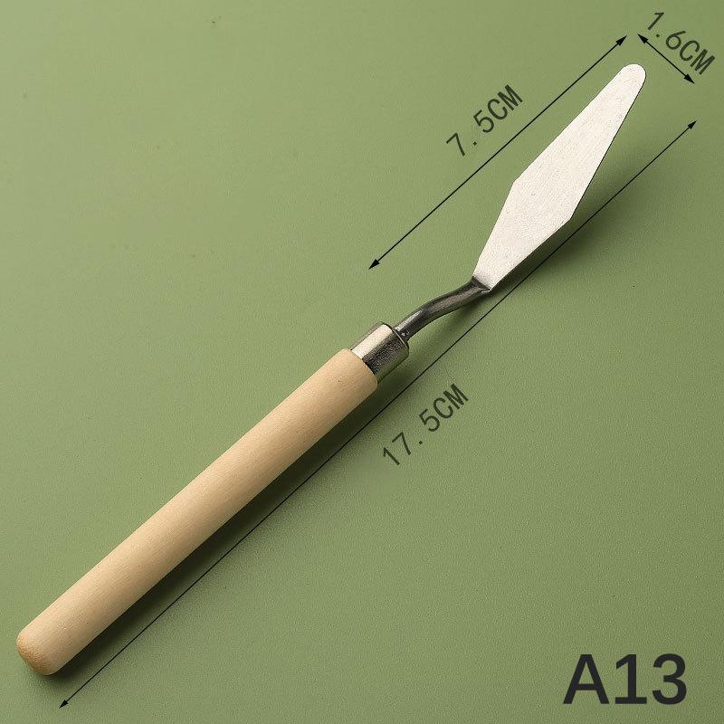 Buy 1PC Stainless Steel Oil Painting Scraper Palette Painting Scraper ...