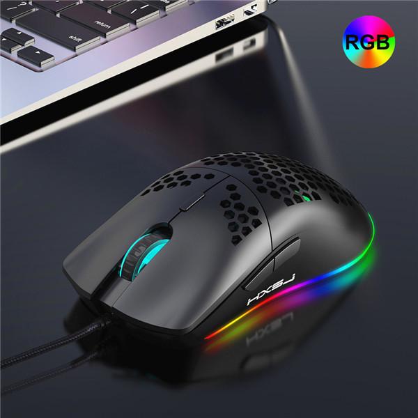 Buy USB Wired Gaming Mouse RGB Gamer Mouses with 6 Adjustable DPI ...