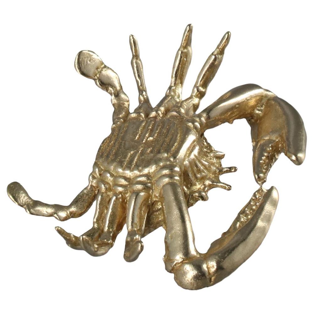 Brass Crab Sculpture Gold Gold Crab Sculpture Fashion Crab Adornment ...