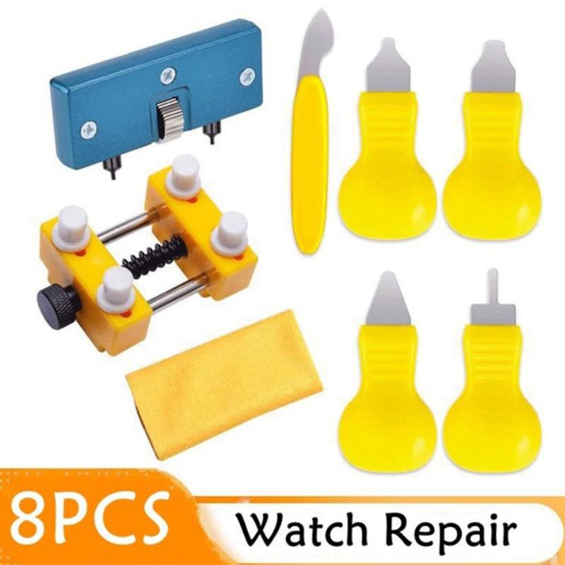 8Pcs/Set Watch Repair Tool Kit For Watch Back Remover Watch Opener ...