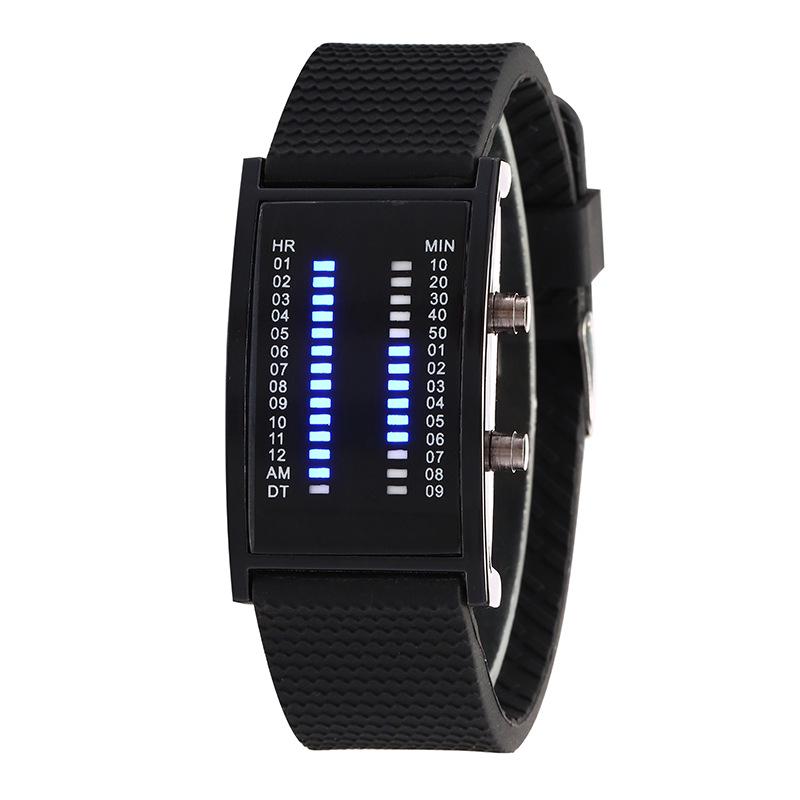 Buy Led Led New Electronic Watch Men's Creative Sports Authentic Watch ...