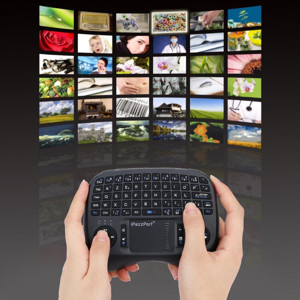 Buy 2.4Ghz Mini Wireless Qwerty Keyboard With Backlight For Desktop ...