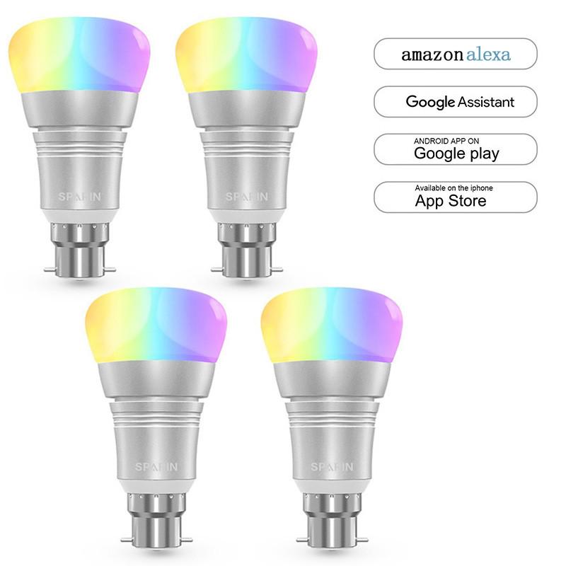 Buy Wifi Bulb Smart Bulb WiFi Remote Control Smart LED Bulb E27/B22 RGB ...
