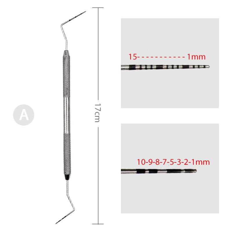 Buy Dental Stainless Steel Periodontal Probe With Scaler Explorer ...