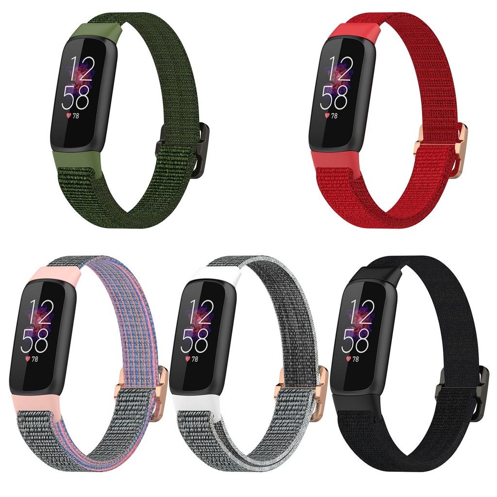 Buy Watchband Strap for Fitbit Luxe Flexible Folding Wristband Bracelet ...