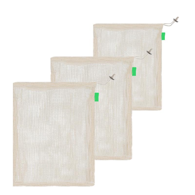 Cheap Outdoor Reusable Natural Cotton Net Bag Camping Food Collection ...