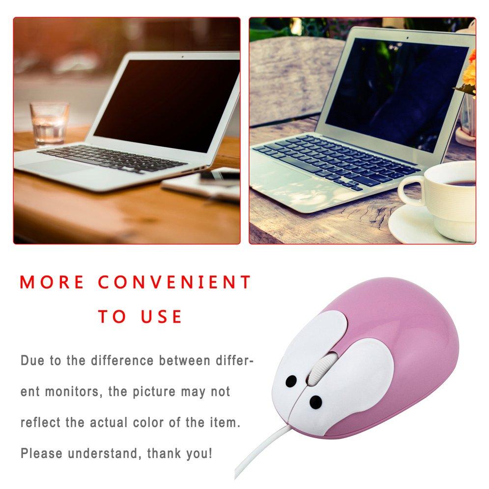 Buy PEECute Cartoon Usb Cable Wired Computer Mouse Rabbit Photoelectric ...