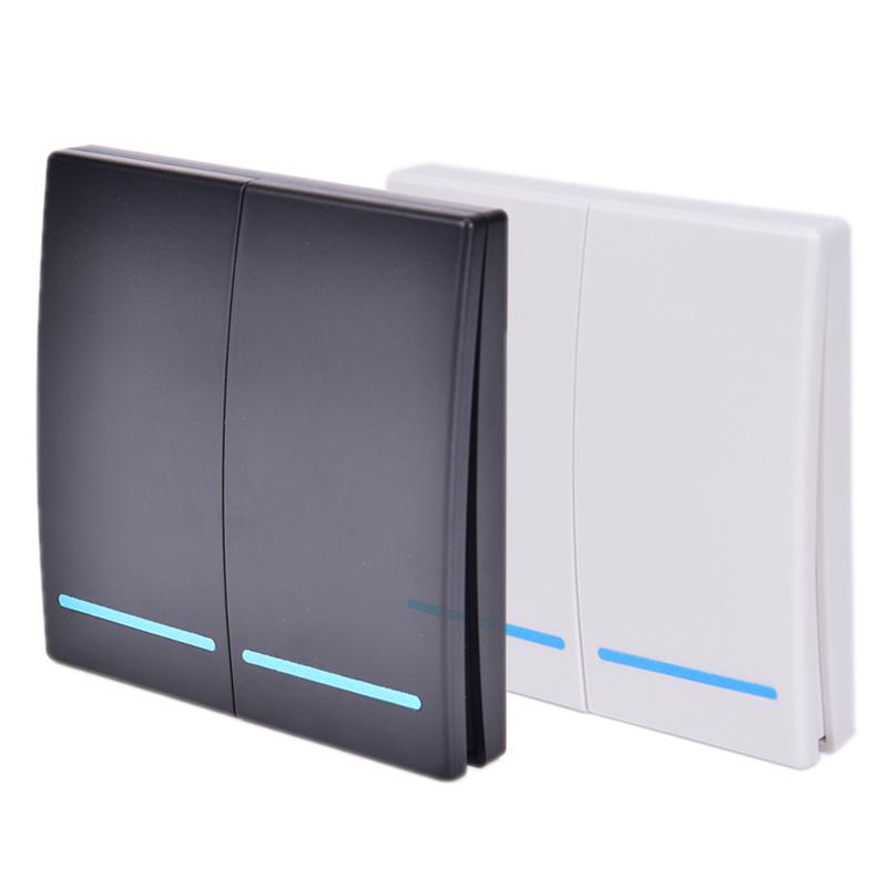 433Mhz Smart Push Wireless Switch Light RF Remote Control Receiver ...
