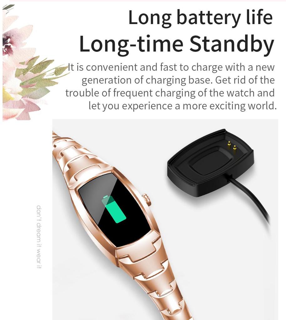 Buy WEEDOM Fashion Smart Watch Full Touch Smartwatch Women Blood ...