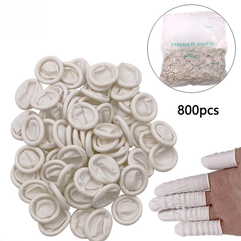Buy 800pcs Disposable Latex Finger Cover Thicked Non-slip Stretchy ...