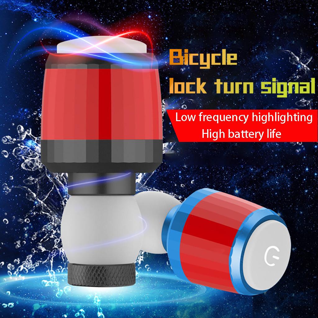 Buy 1 Pair Bike Bicycle Handlebar Grips Caps LED Handle Bar End Plugs ...
