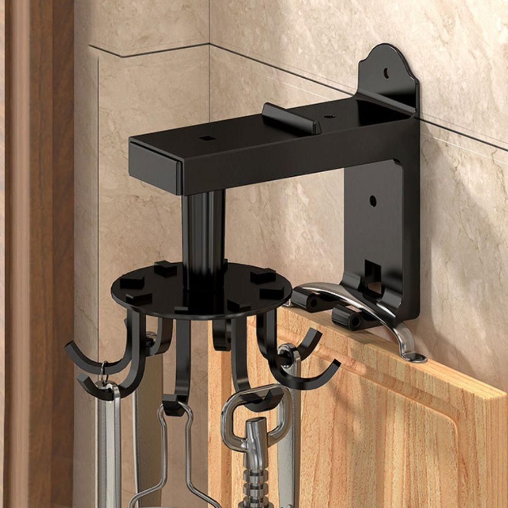 360° Rotating Gadgets Hanger Rack Gadgets Organizer Hook Towel Key ...