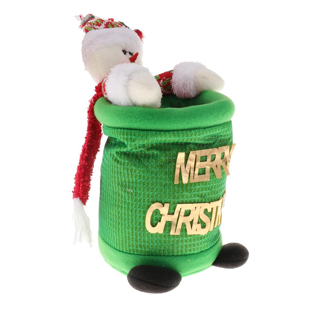 Buy Christmas Decorations Creative Cartoon Trash Bin Bag Santa at ...