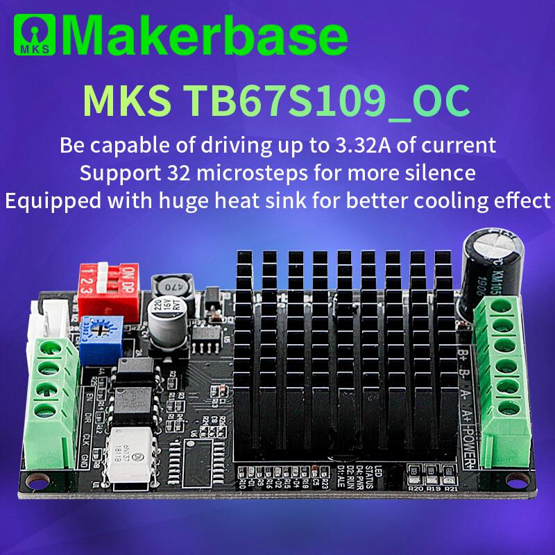 Makerbase 3D Printer MKS TB67S109 OC External Driver Support High Current and 1 To 32 ...