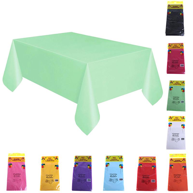 Buy Practical Disposable Solid Color Tablecloth For Birthday Party ...