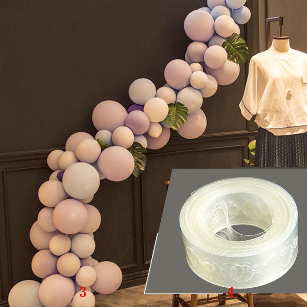 Reusable Balloon Chain Transparent Double Holes PVC Connect 5M-buy at a ...