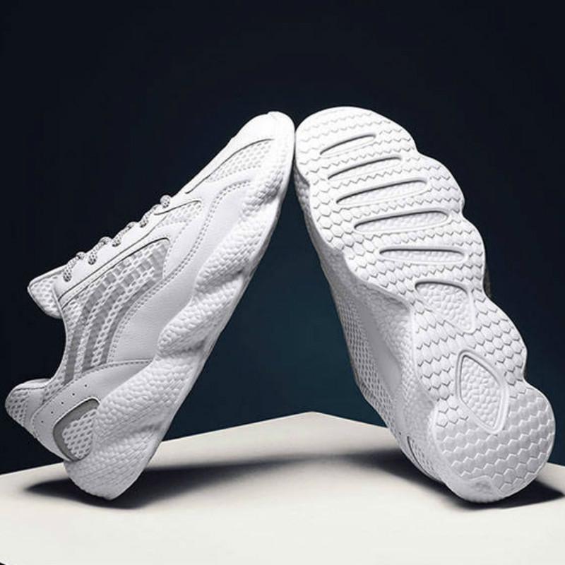 Summer Men's Clunky Shoes Breathable Reflective Sneakers Casual Male ...