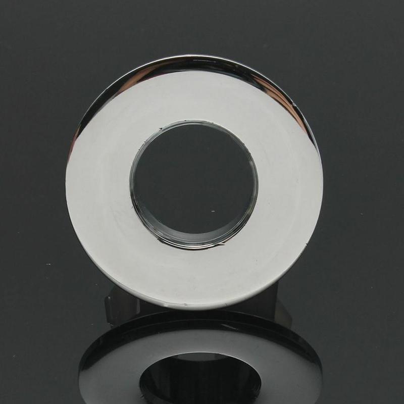 Bathroom Sink Overflow Trim Ring Chrome Hole Cover Round Insert Cap ...