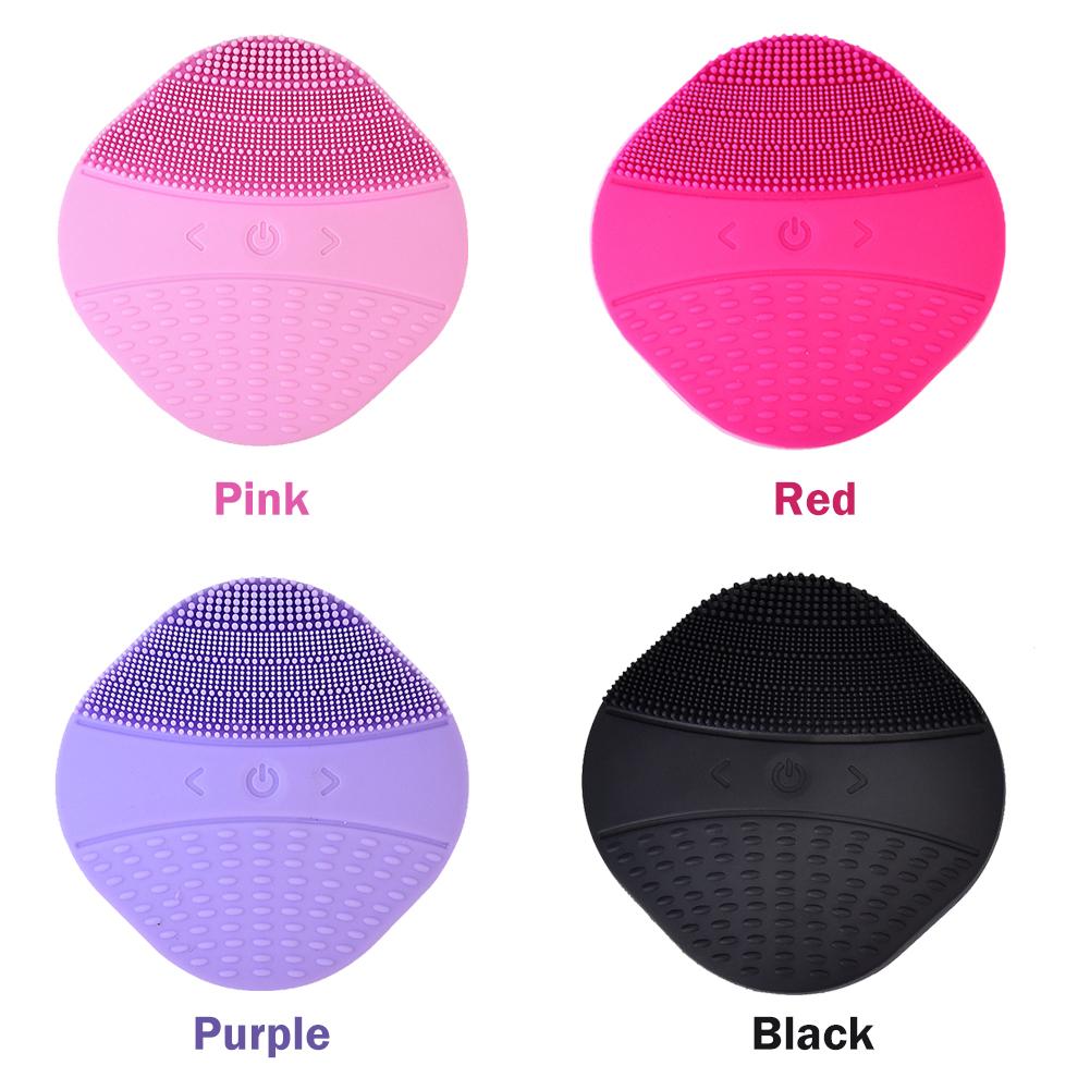 Massage wash brush electric silicone cleansing instrument pore clean ...