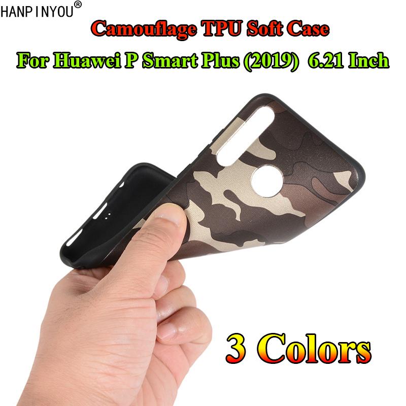 Buy For Huawei P Smart Plus 2019 Camouflage Soft TPU Silicone Case ...