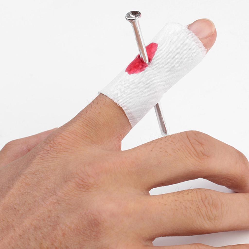 Nail Through Finger Tricky Toy For Halloween April Fool's Day Cosplay ...