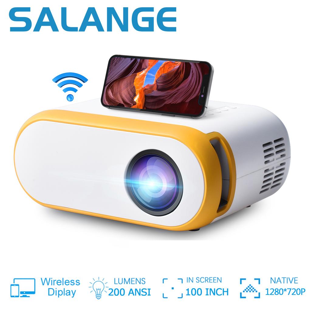 Salange Mini Projector Q11 720P Beamer 2022 New upgraded Portable Home theater Travel Camping ...