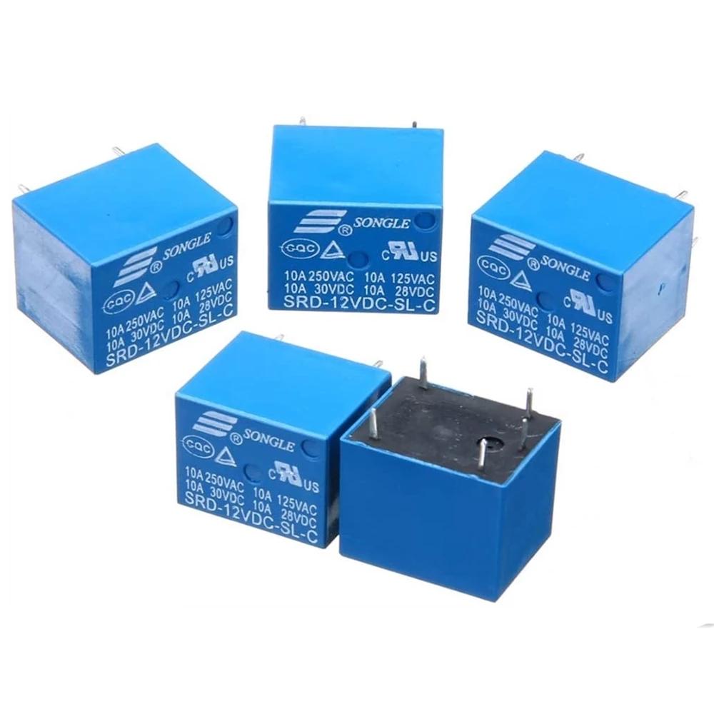 Cheap 5PCS Relay SRD-5V DC-SL-C SRD-12V DC-SL Relays 5PINS High Quality ...