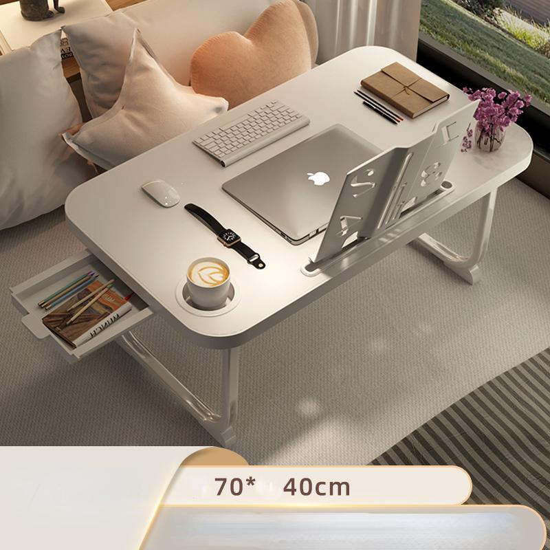 Buy Bed Desk Folding Small Table Computer Desk Bed Lazy Student ...