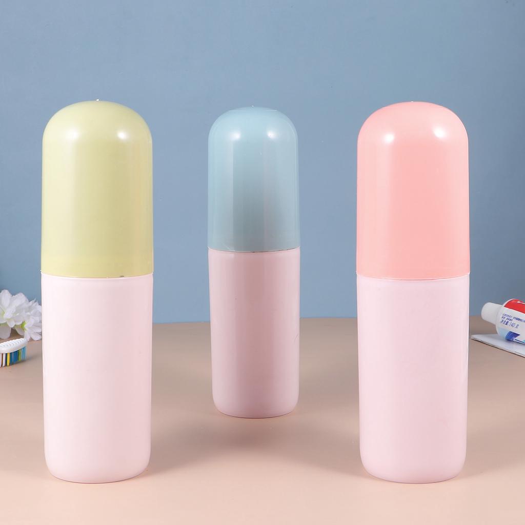 Buy 6 Pcs Toothbrush Storage Boxes Portable Plastic Holder Container ...