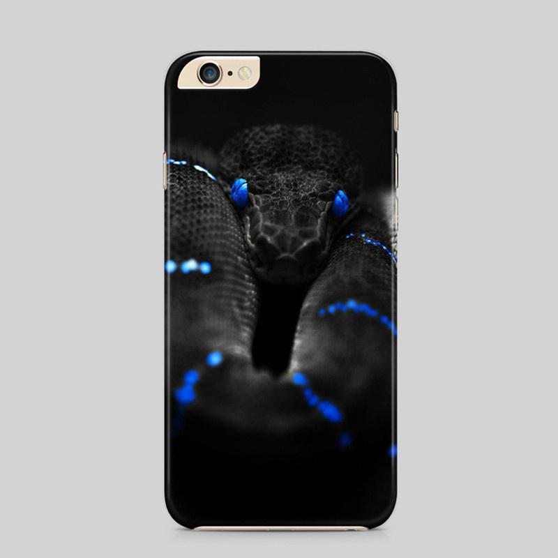 Buy Viper Snake Blue Eyes Reptile for iPhone 4 5 6 7s Plus 8 X Case ...