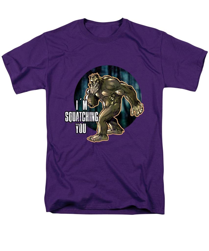 Buy Men Premium Cotton im squatching you Print Tees Funny Harajuku ...