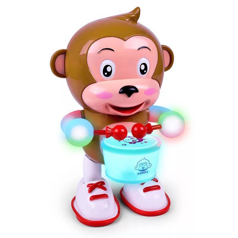 Buy Children\'s Toys Happy Little Drummer (monkey) With Lights And ...