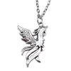 1 piece Phoenix Charms Necklaces Antique Silver Color Zinc Alloy ...