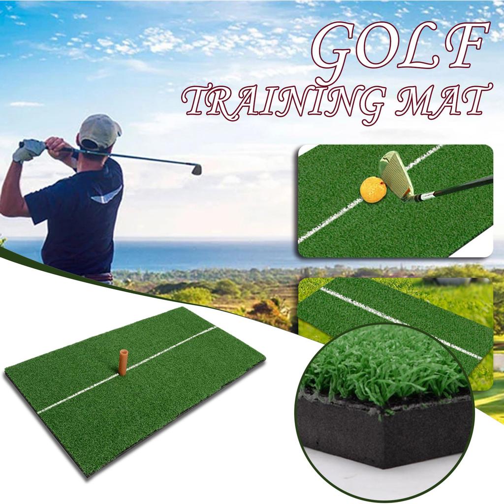 Backyard Golf Mat Golf Training Aids Hitting Pad Practice Grass Mats ...