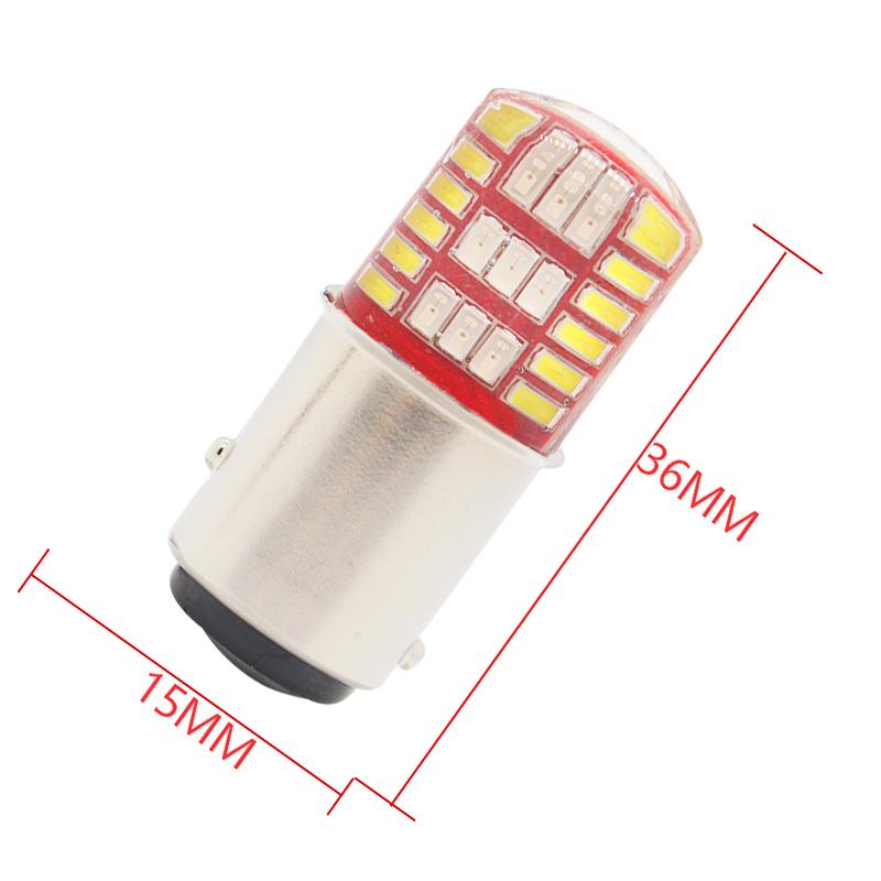 Buy 2PC LED 3014 LED 42SMD Bulbs For Car Tail Brake Lights Auto Turn ...