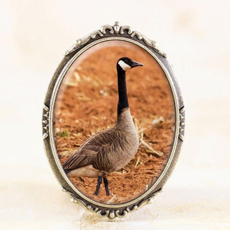 Buy Canada Goose Brooch Pin - Canadian Geese Jewelry Pin, Bird Photo ...