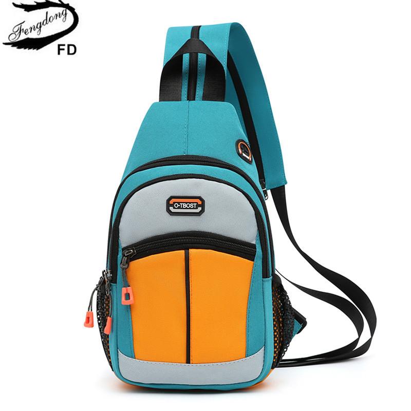Buy Women Mini Backpack Small Chest Fashion Messenger Bag Sports Bag ...