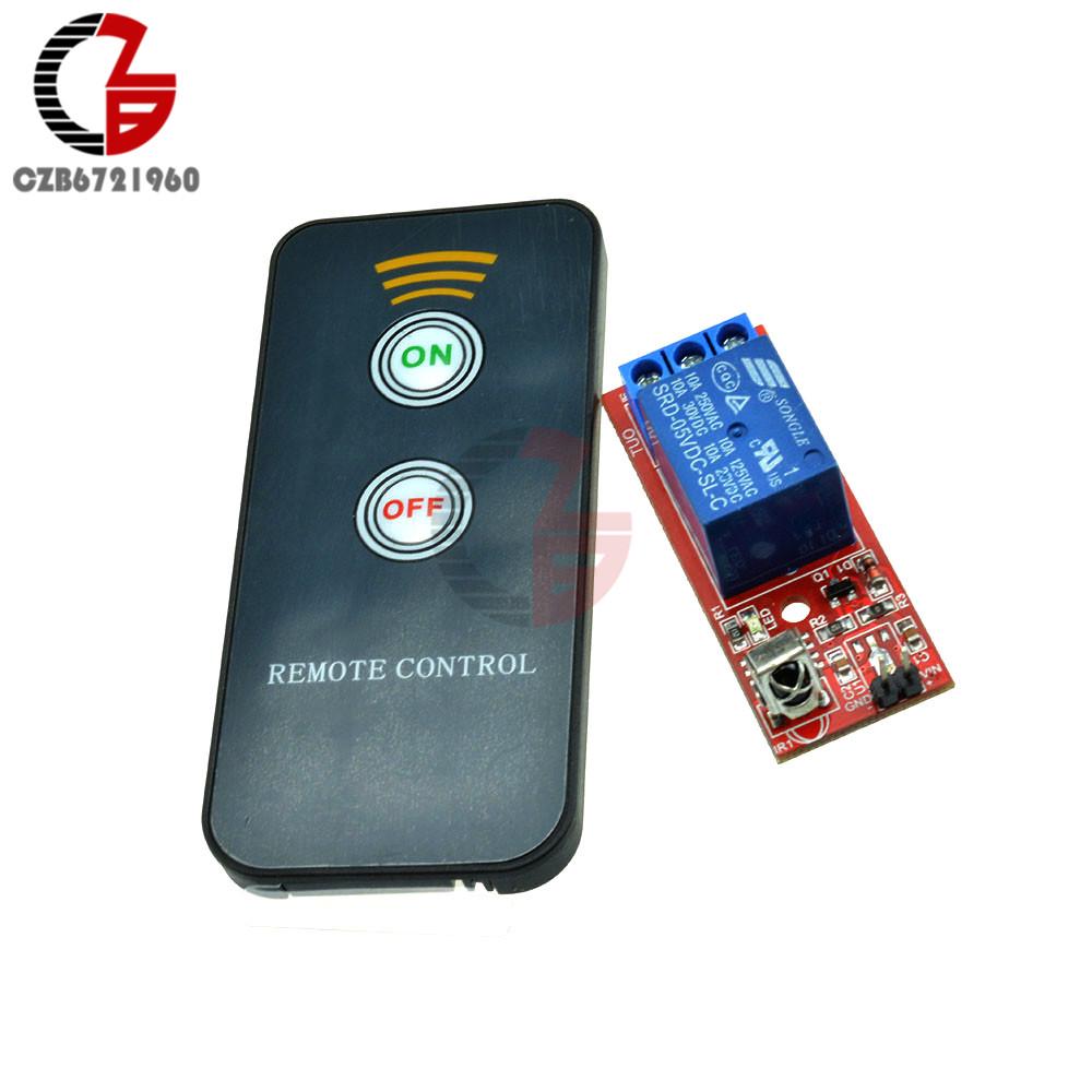 Buy DC 5V 1 Channel Relay Module Infrared IR Remote Switch Relay ...