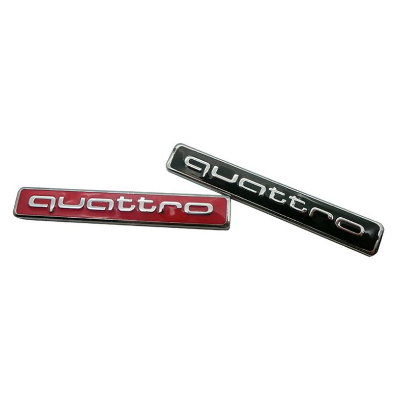 Buy Car Quattro Sticker Car 3D Sticker Accessories Car Labeling for A3 ...