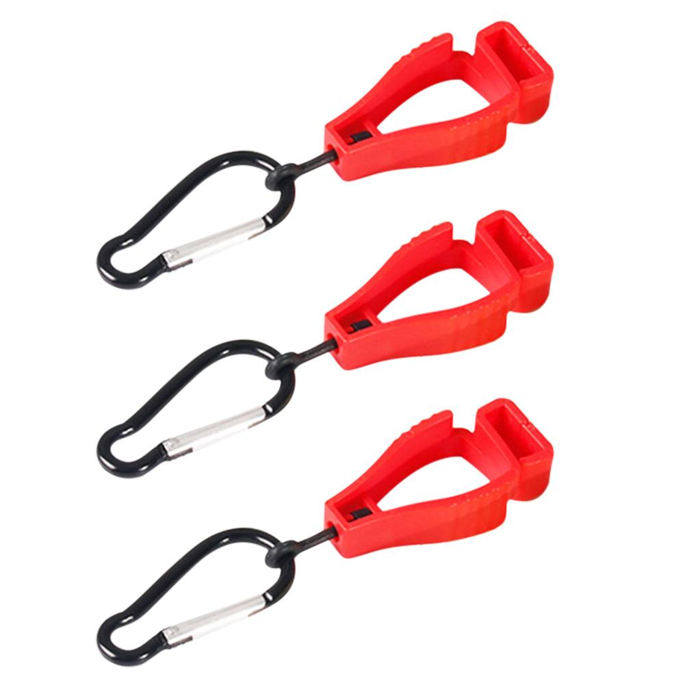 6pcs Glove Grabber Clamp Catcher Safety Working Clip Holder Hanger (Red ...