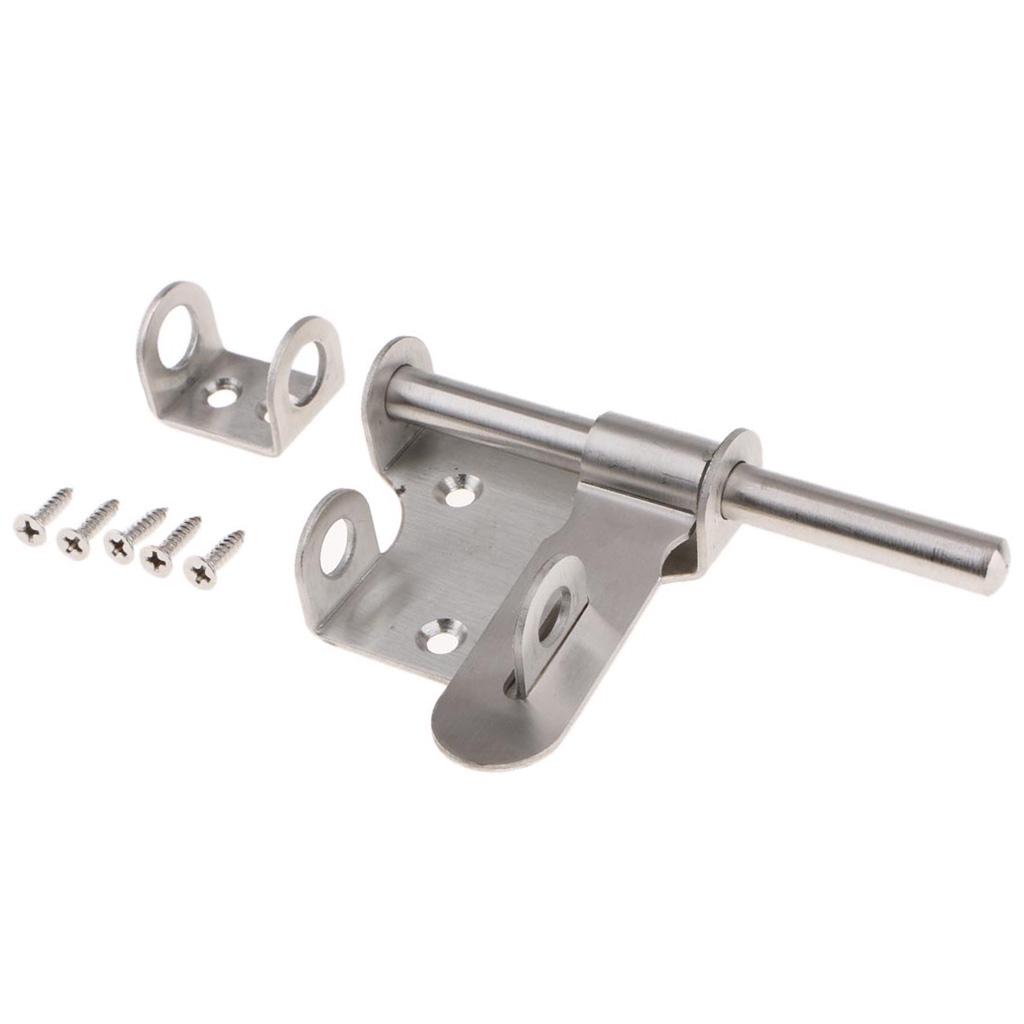 Buy Stainless Steel Door Lock Latch Security Bathroom Barrel Bolt Pad ...