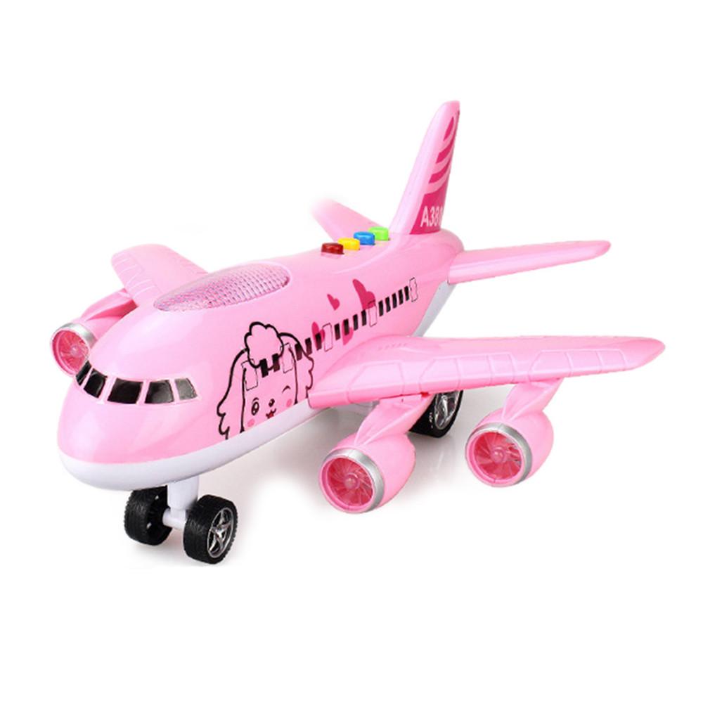 Buy Airplane Airbus Model Toy Children Early Educational Story Machine ...