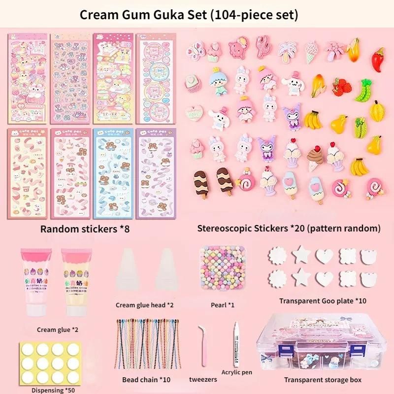 Cheap Kawaii Cream Guka Sticker Set Stickers Diy Materials Pack Storage ...